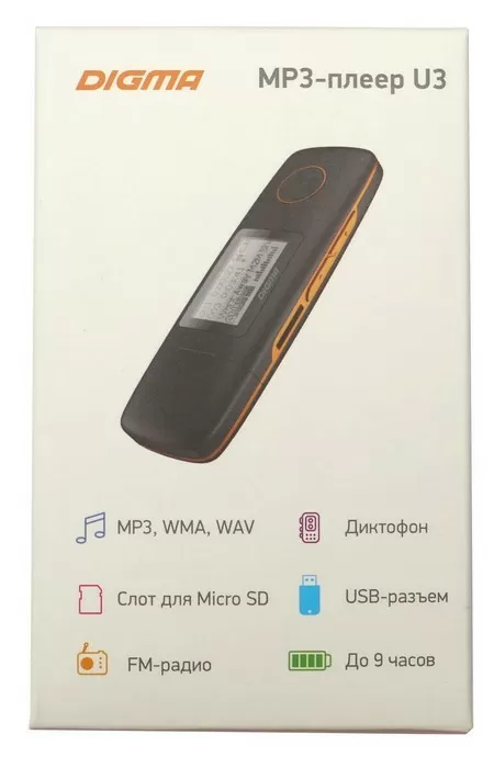 Обзор недорогого MP3-плеера Digma U3 4Gb | hwp.ru