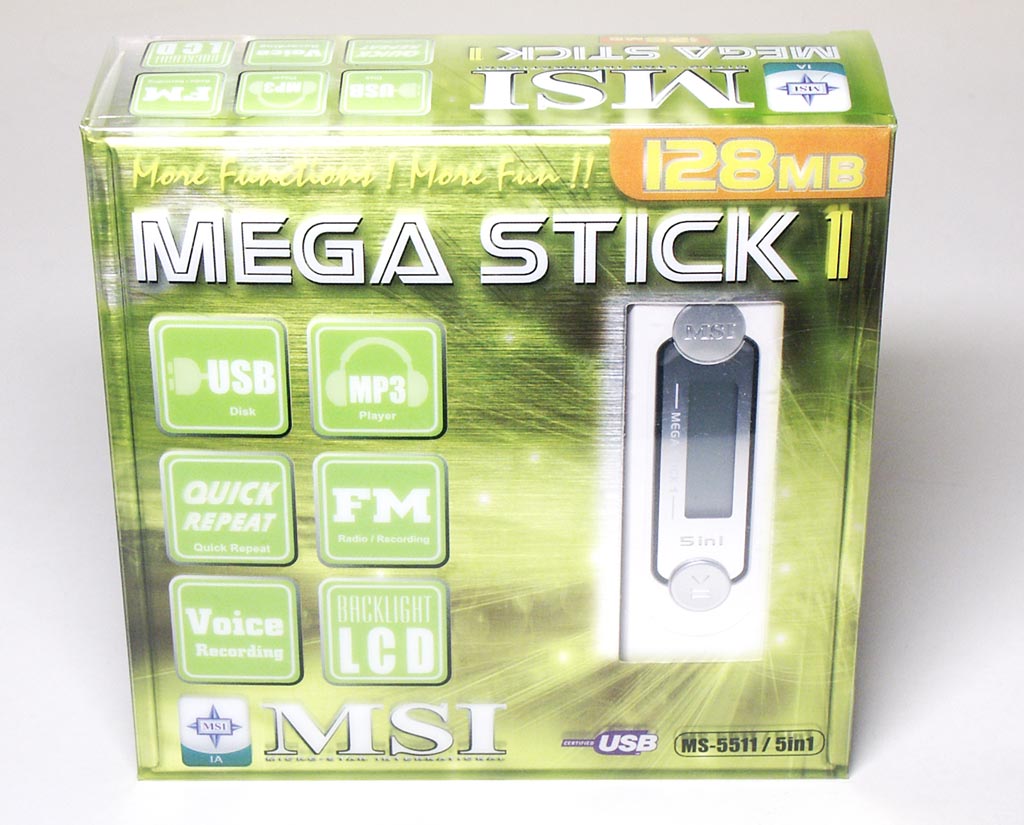 Мега-палки: обзор MP3 плееров MSI серии Mega Stick и Mega Player | hwp.ru