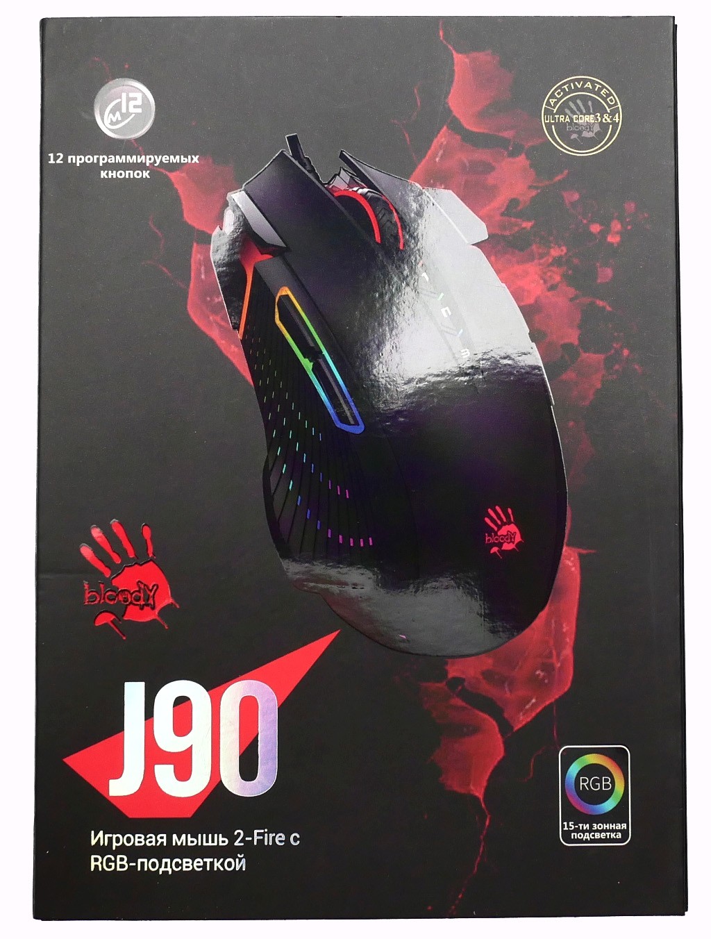 A4Tech Bloody J90 – крупная симметричная игровая мышь | hwp.ru